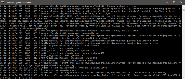 adb logcat to debug ionic app crash on launch technbuzz.com - Technbuzz.com