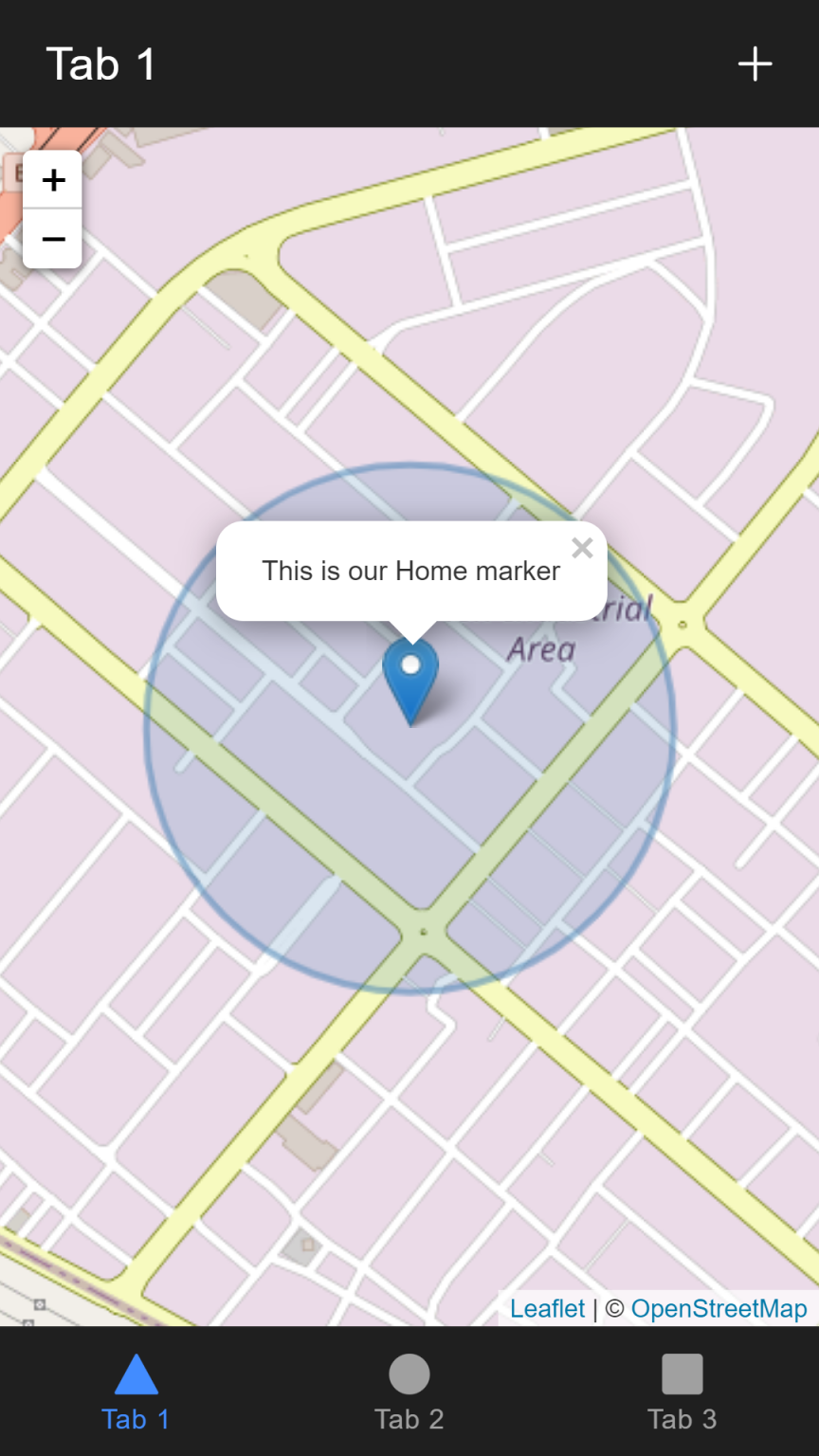 Add Leaflet Markers, Popups and Circle - Technbuzz.com